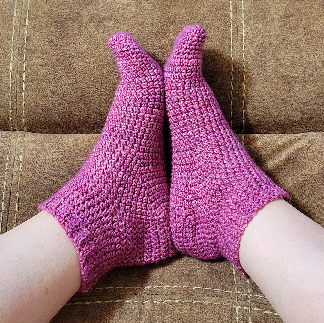 Vanilla Crocheted Socks – Katie Clark Crochet